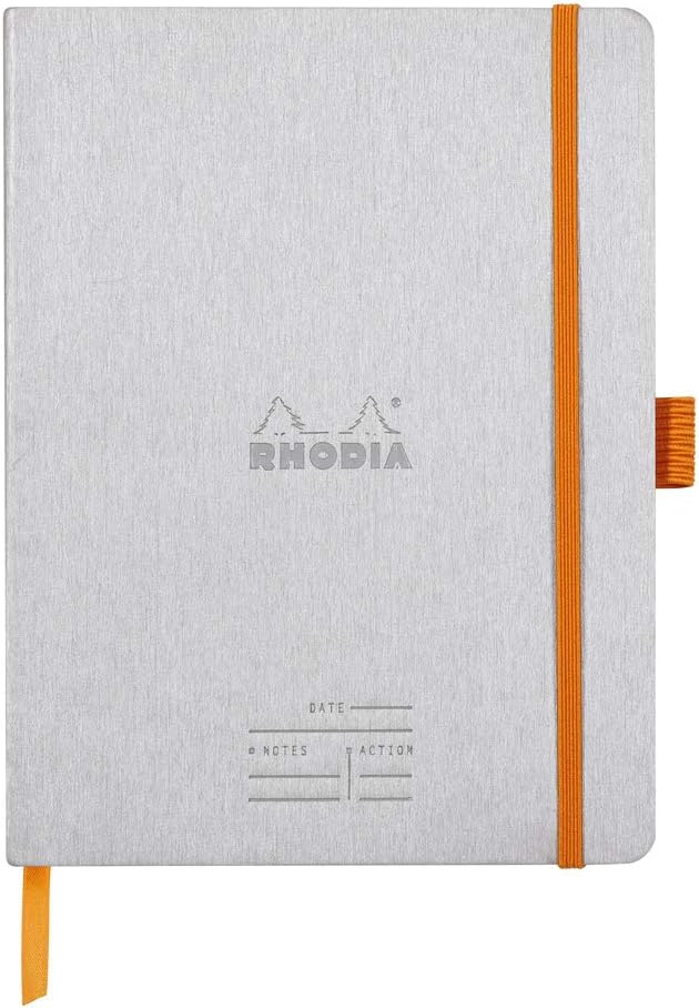 Amazon.com : Rhodia Meeting Book, A5+ - Silver : Office Products