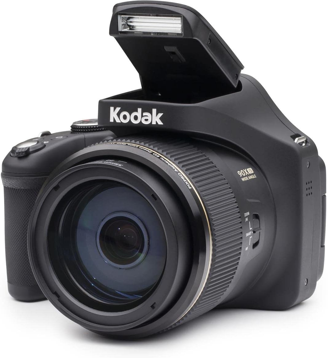 Amazon.com : Kodak PIXPRO Astro Zoom AZ901-BK 20MP Digital Camera with ...