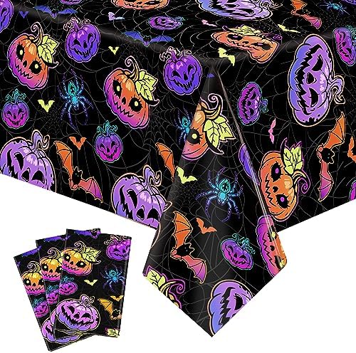 Amazon.com: joycloth 3 Pack Halloween Tablecloths, 54 x 108 Inch ...