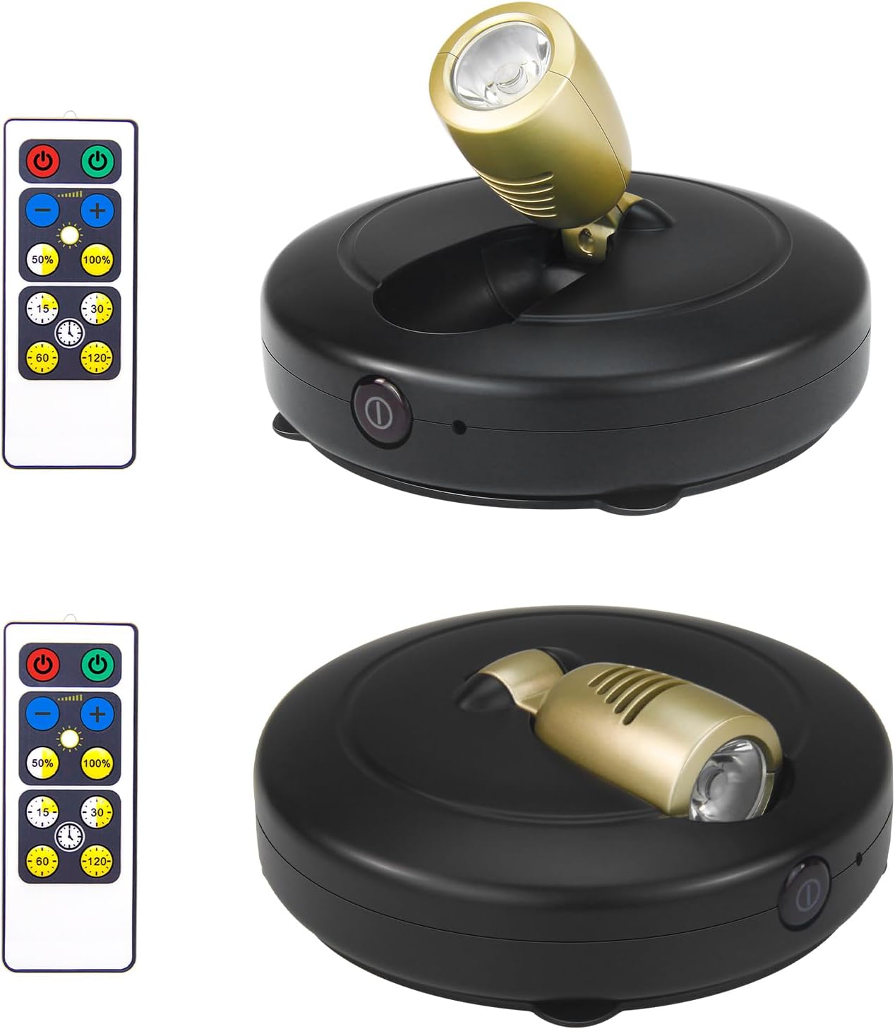 HONGUT Wireless LED Spotlights, Battery Operated Picture Frame Lights ...