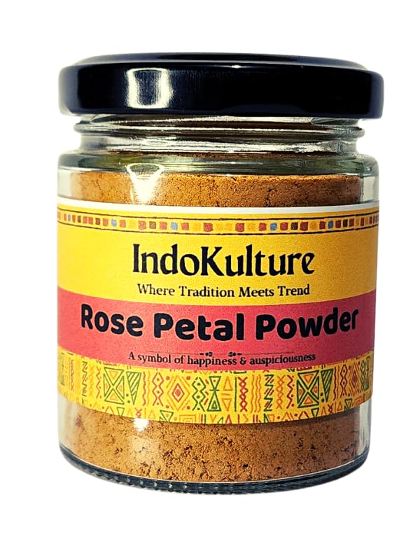 IndoKulture Rose Powder Pure for dhuni, Pooja hawan and dhoop - 35 Gram ...