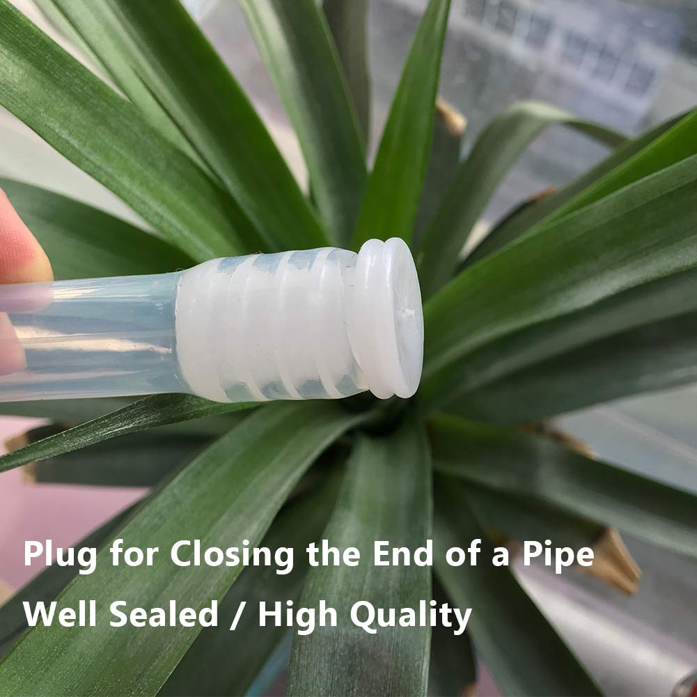 Snapklik.com : Quickun Plastic 1/4" Pex Barb Plug End Cap Pipe Crimp ...