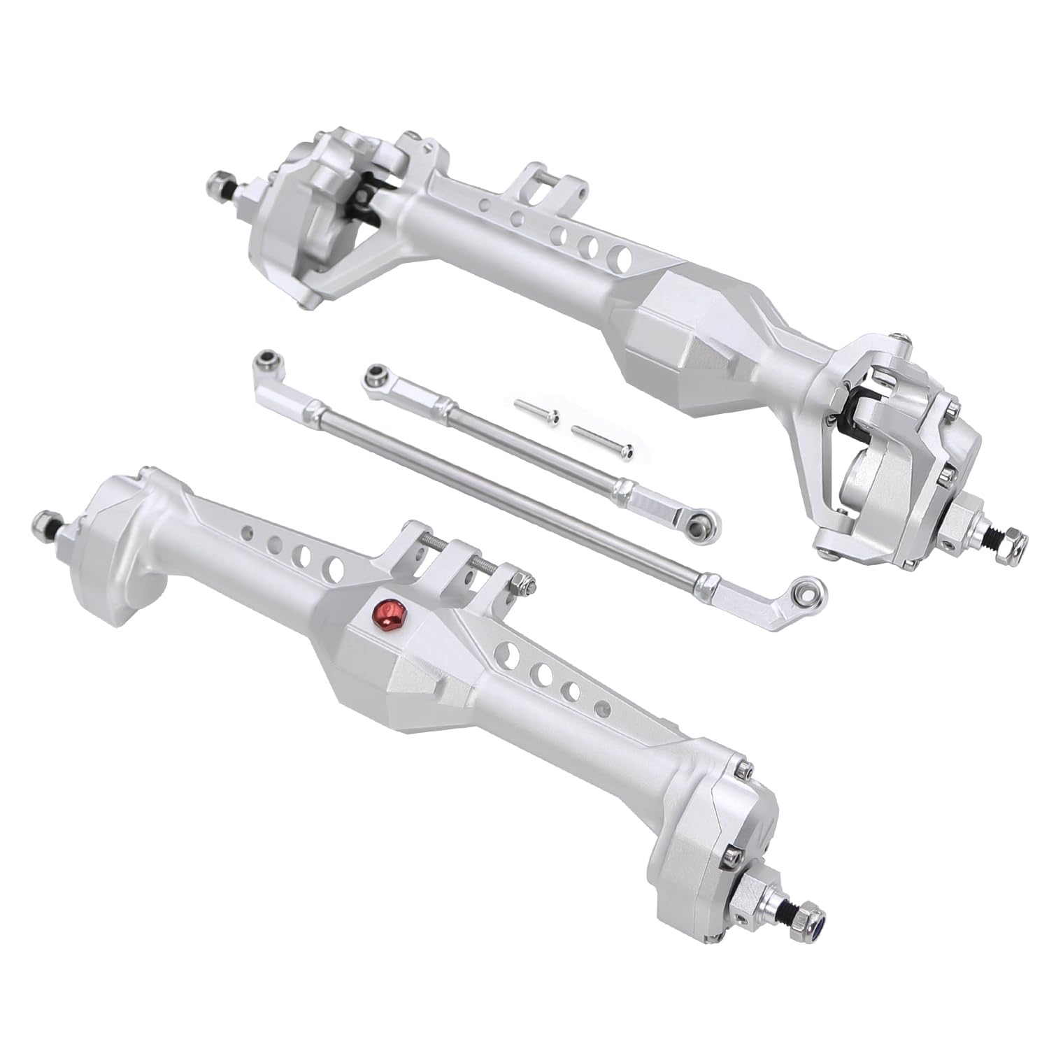 Amazon.com: Aluminum Front and Rear Portal Axle Complete Set for 1/10 ...