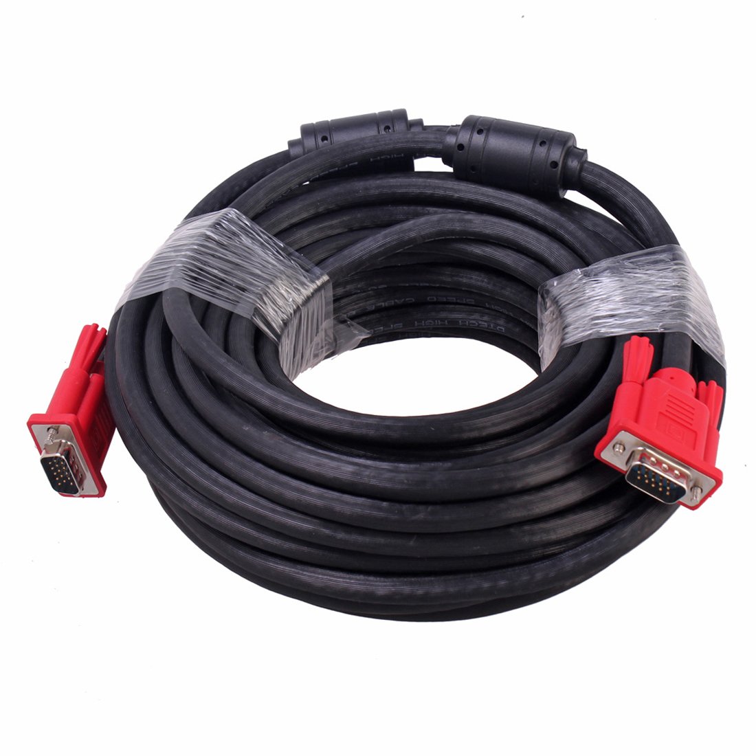 DTECH Full HD 1080P Computer Monitor VGA Cable 50 Feet with Dual ...