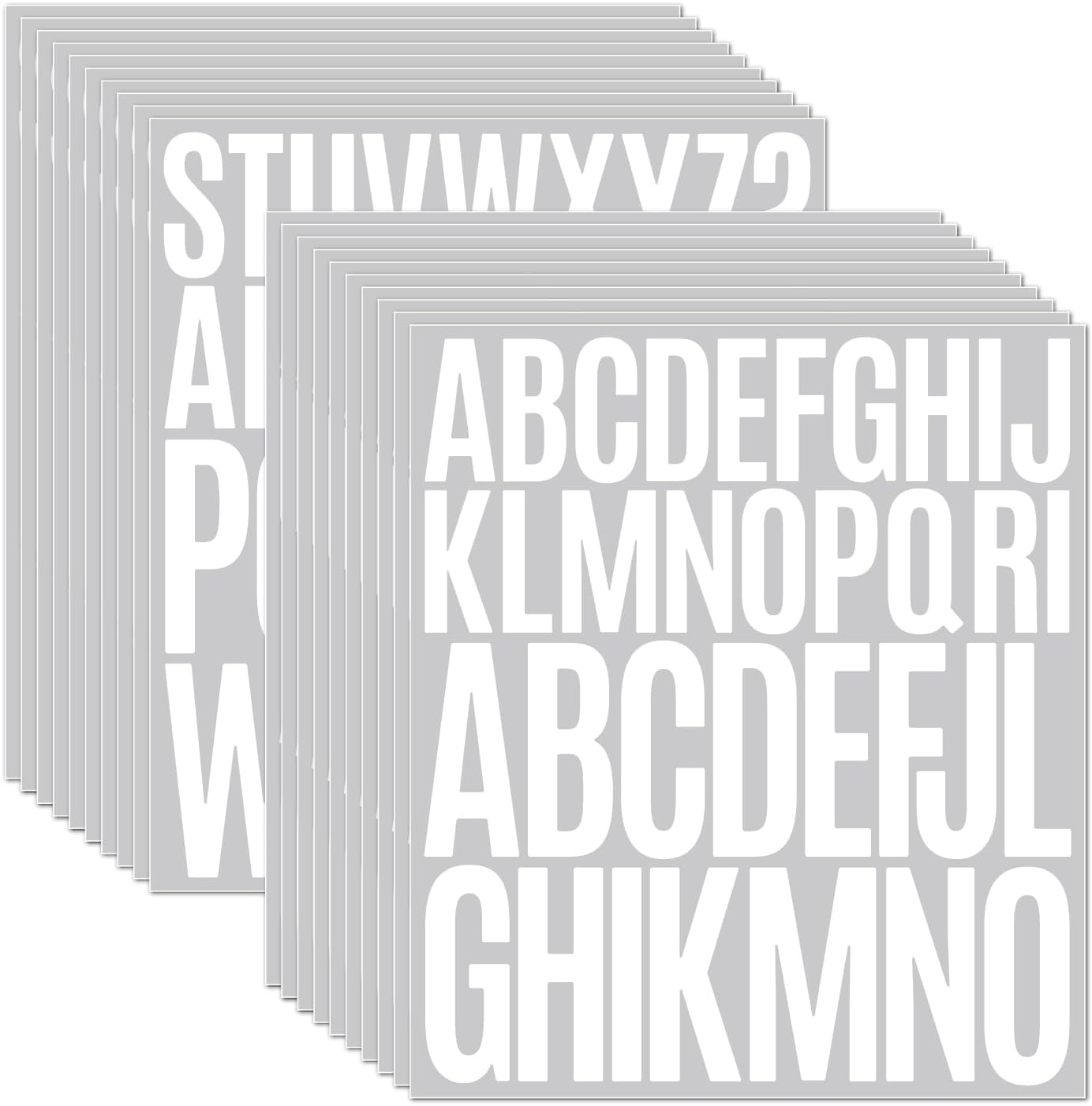 Amazon.com: Letter Stickers 24 Sheets 2+3 Inch Alphabet Stickers Vinyl ...