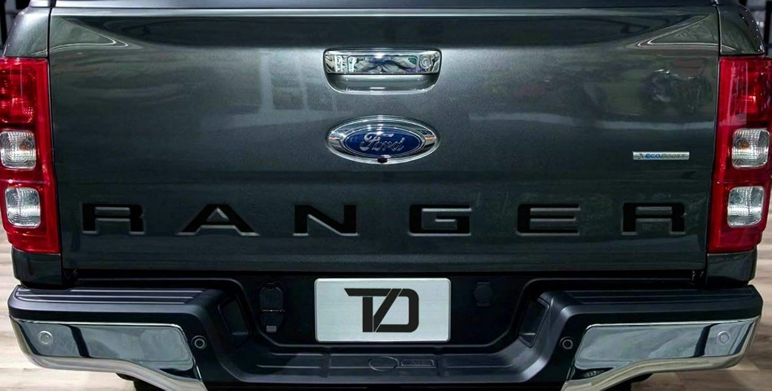 2020 Ford RANGER Tailgate Inserts Decals Letters Indent Stickers GLOSS ...
