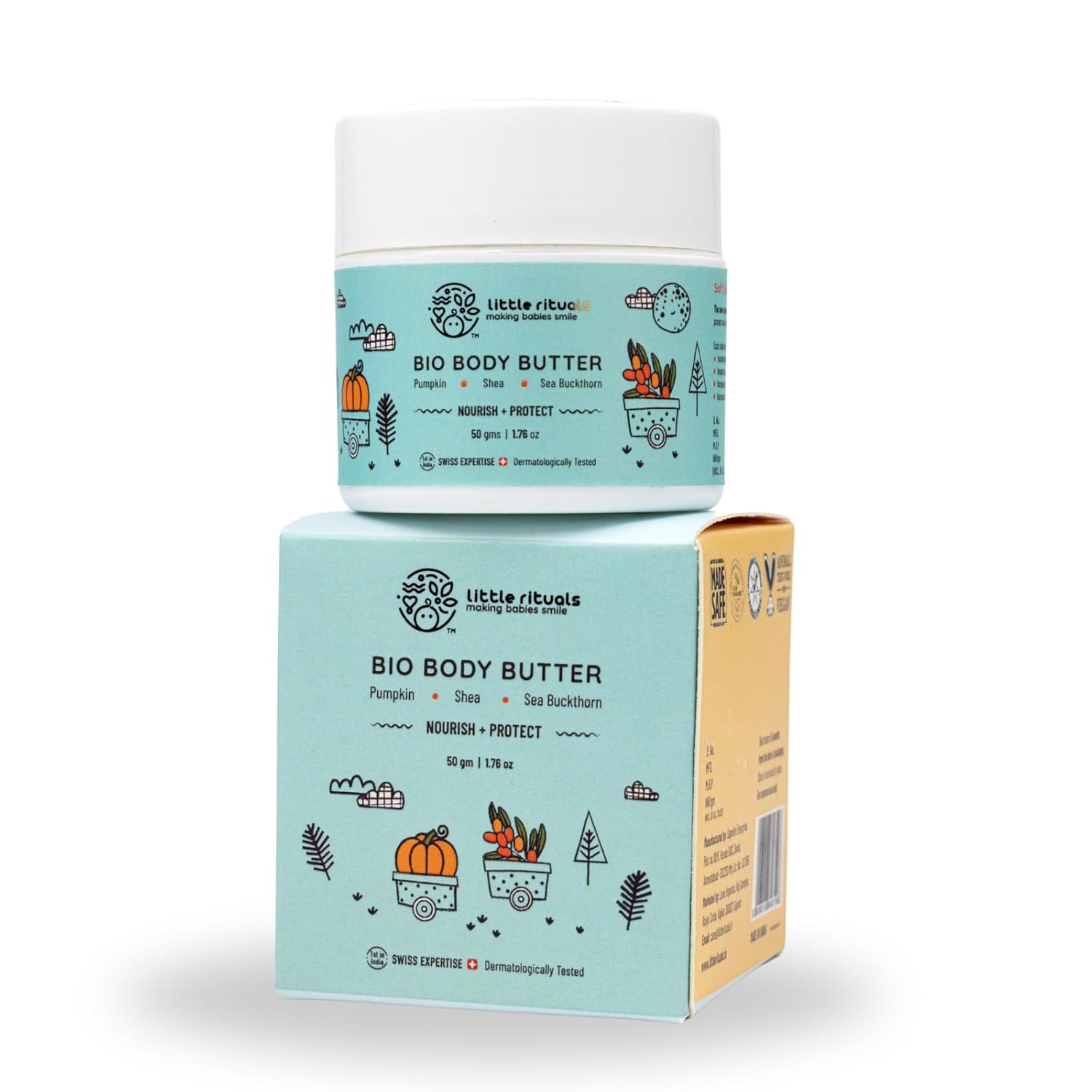 Buy Little Rituals Baby BIO BODY BUTTER - NOURISH+ PROTECT Formulated ...