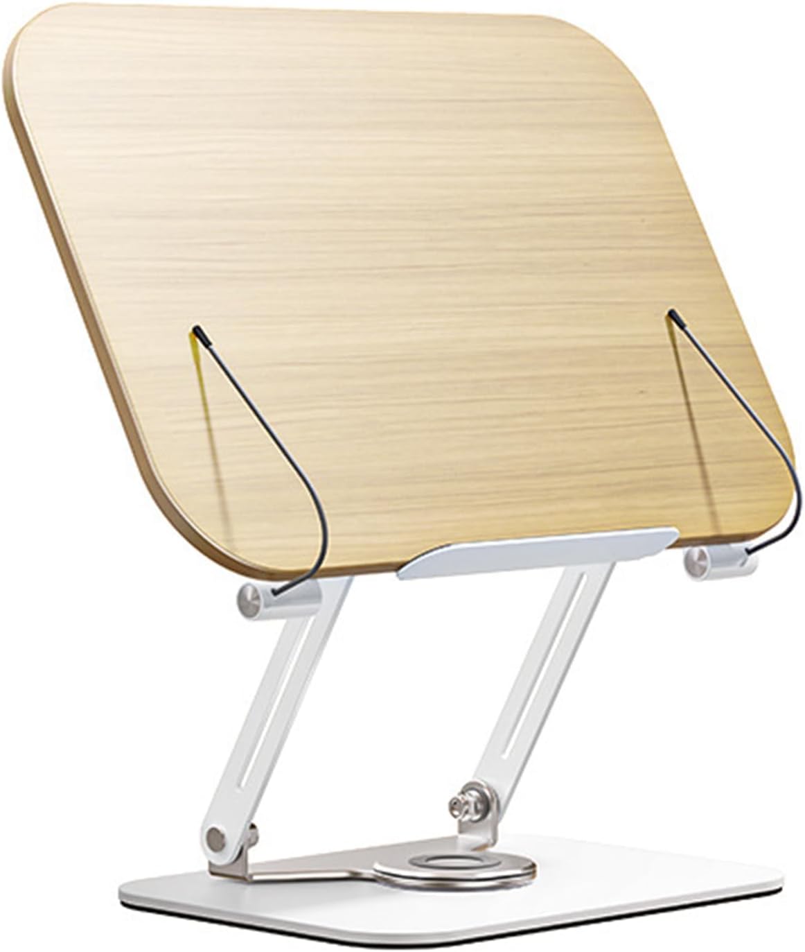 Readaeer Large Size Bamboo Reading Rest Cookbook Cook Book Holder Stand ...