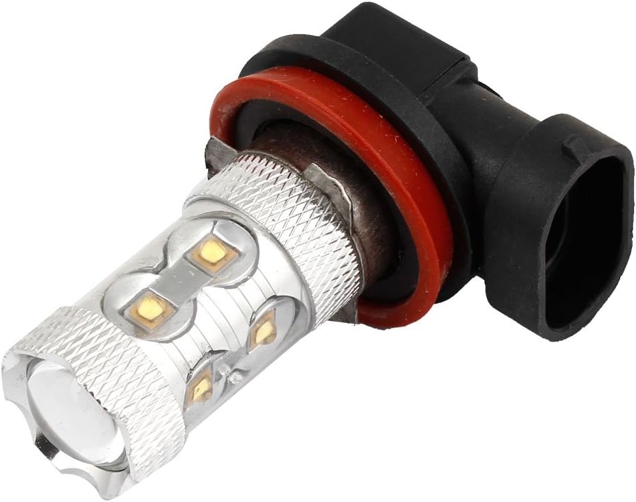 Amazon.com: Qtqgoitem H11 12V 50W 10 LEDs Flash Fog Light Bulb White ...