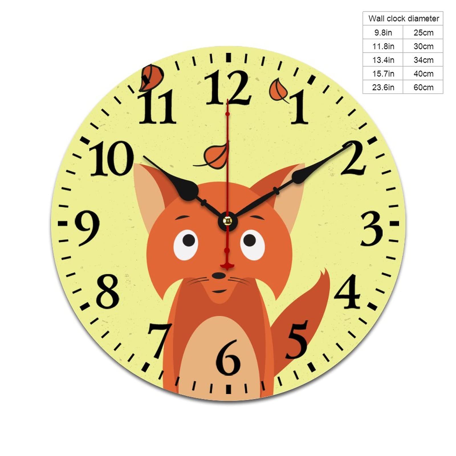 Reloj De Pared Animado En Movimiento