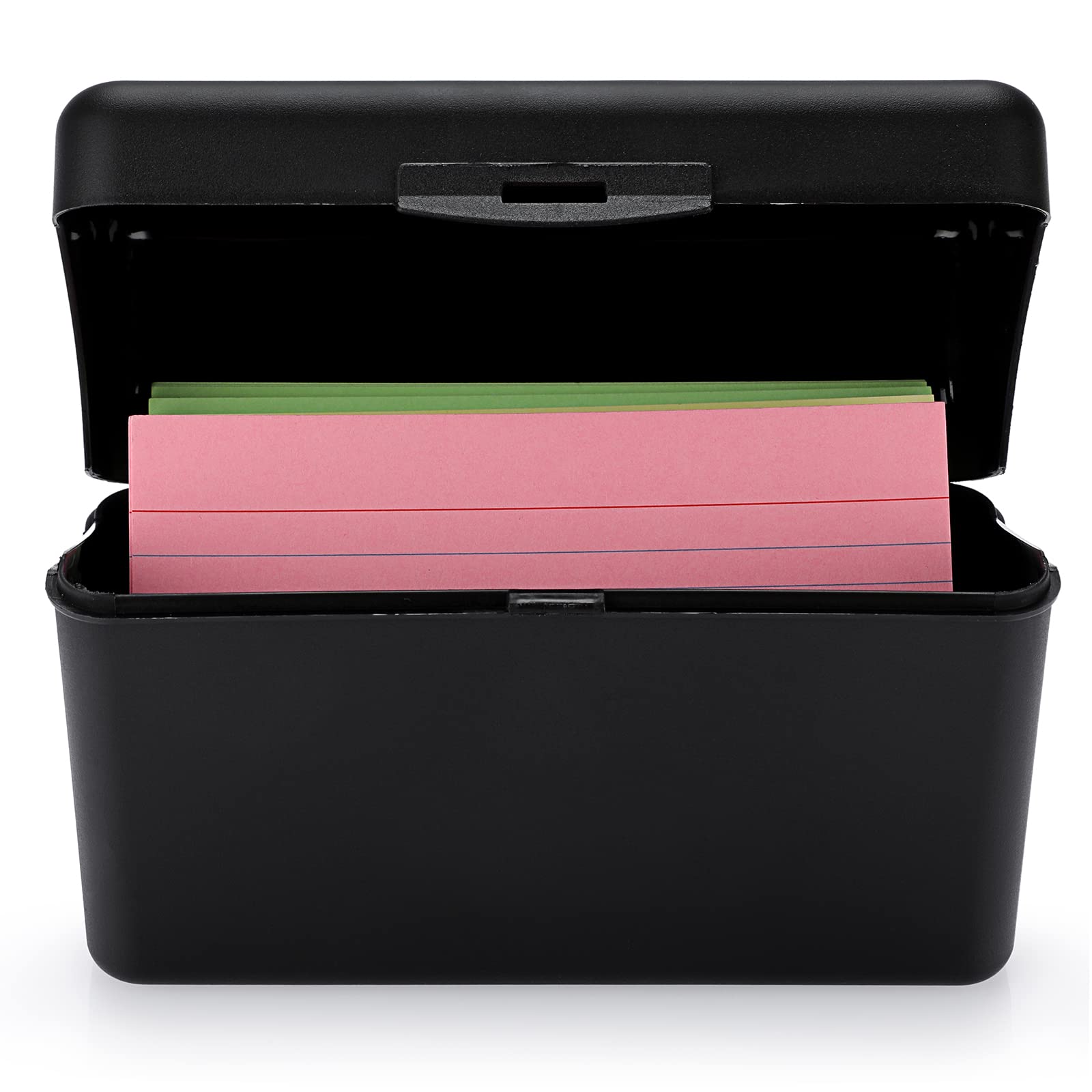Amazon.com: BTSKY 1 Pack 3 x 5 inch Index Card Box - Index Card Holder ...