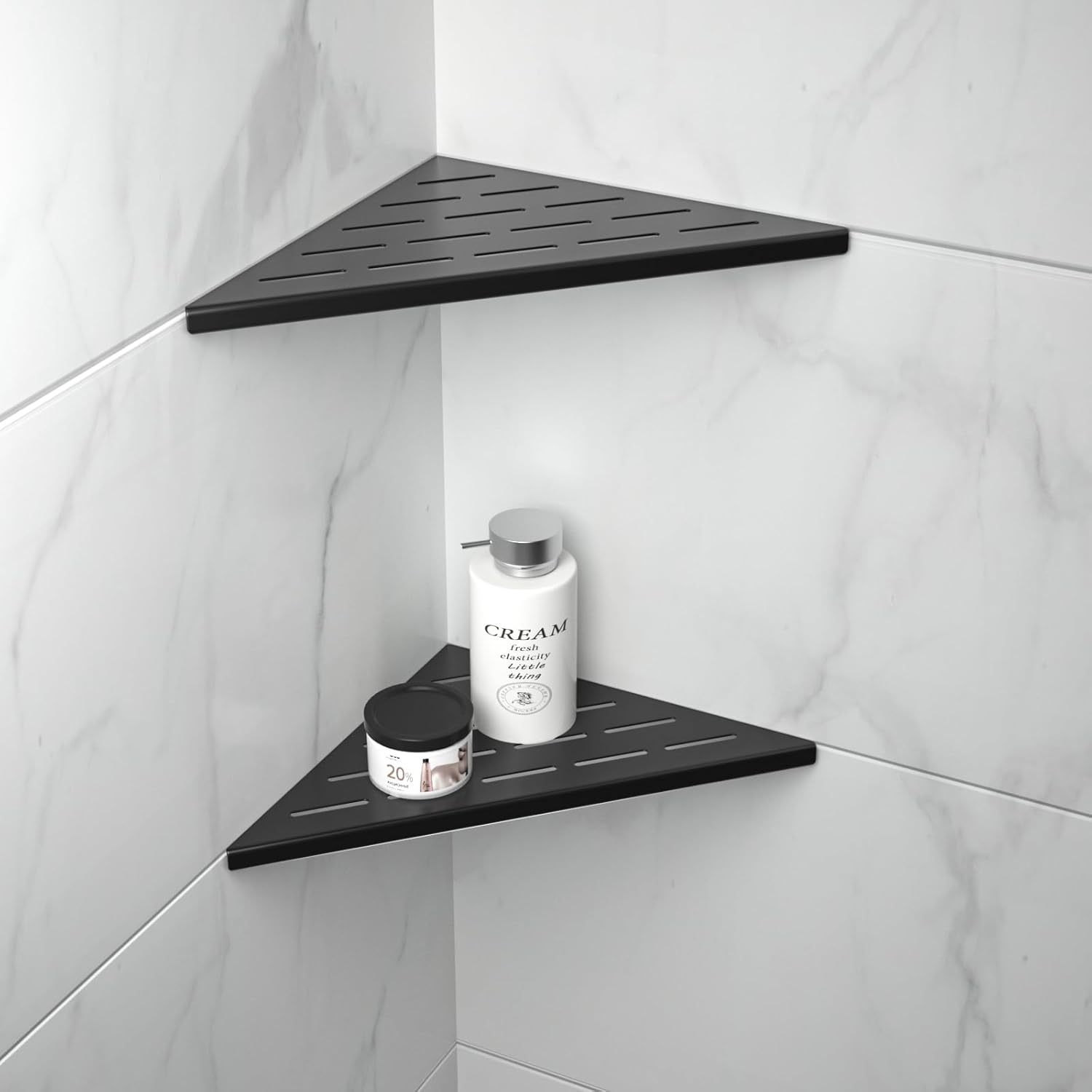 Amazon.com: Bernkot 10'' Corner Shower Shelf 2PCS, 304 Stainless Steel ...