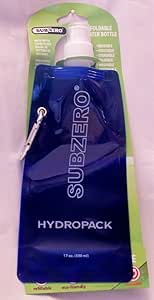 Amazon.com : Subzero Hydropack Foldable Water Bottle 17 Oz. - Blue ...