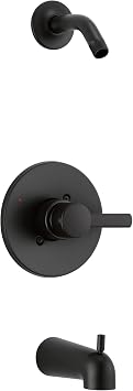 Peerless PTT188792-BLLHD Precept Trim Kit Tub & Shower, Matte Black ...