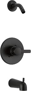 Peerless PTT188792-BLLHD Precept Trim Kit Tub & Shower, Matte Black ...