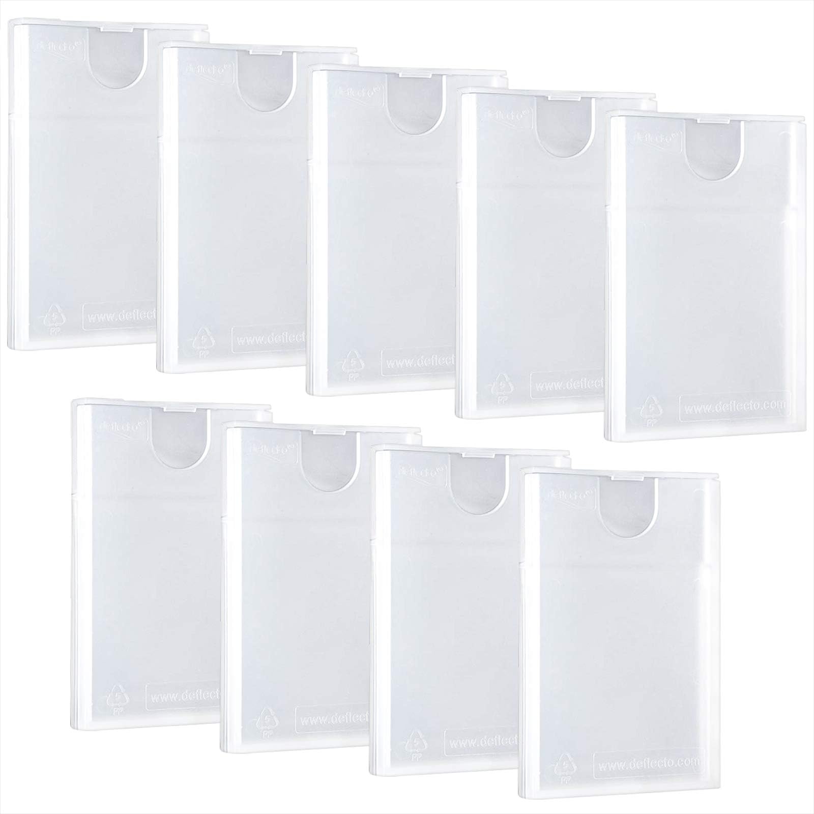 Amazon.com : Frienda Clear PP Plastic Business Card Holder, 9 x ...