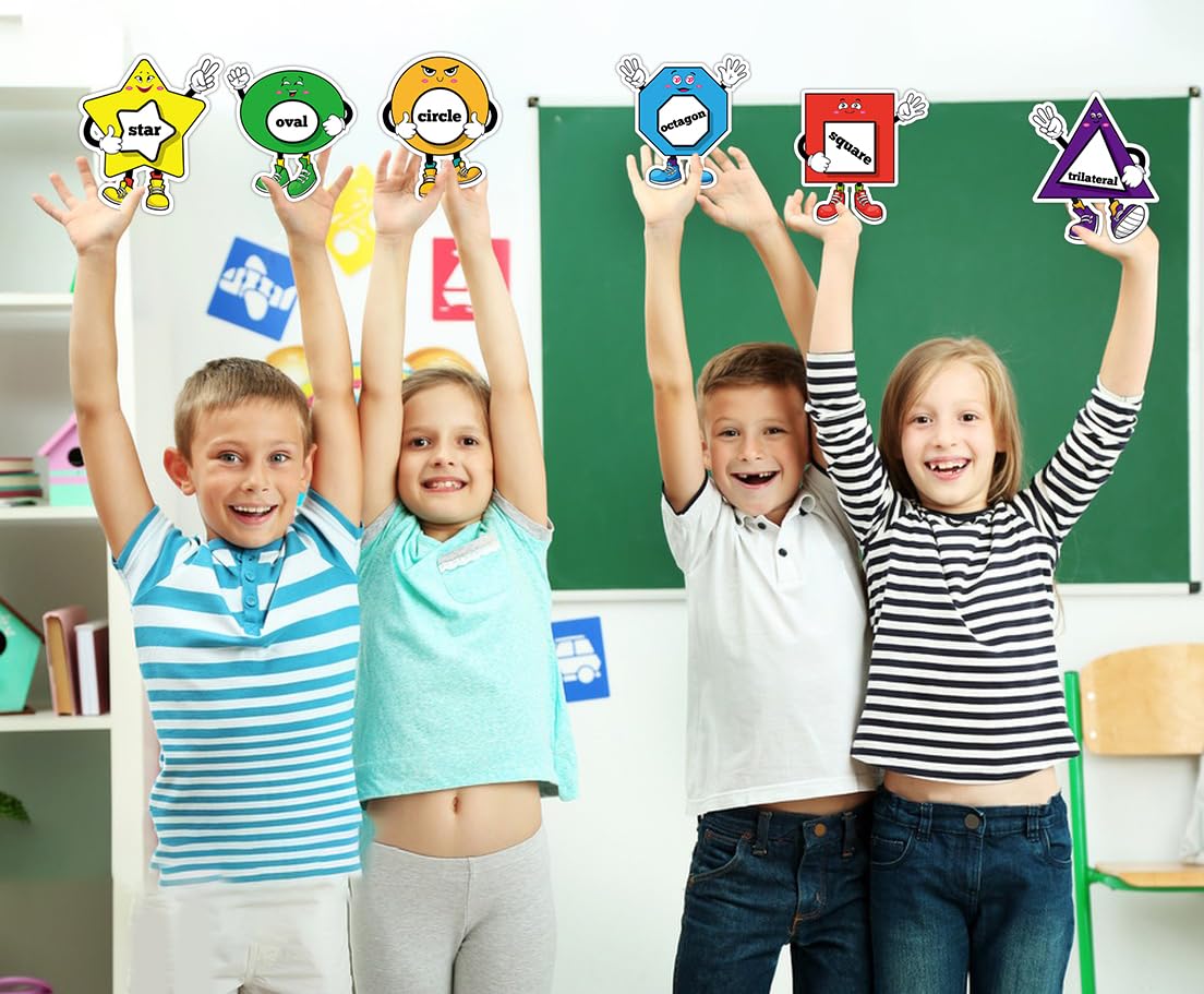 Snapklik.com : 30PCS Shapes Poster For Classroom Bulletin Board Set ...