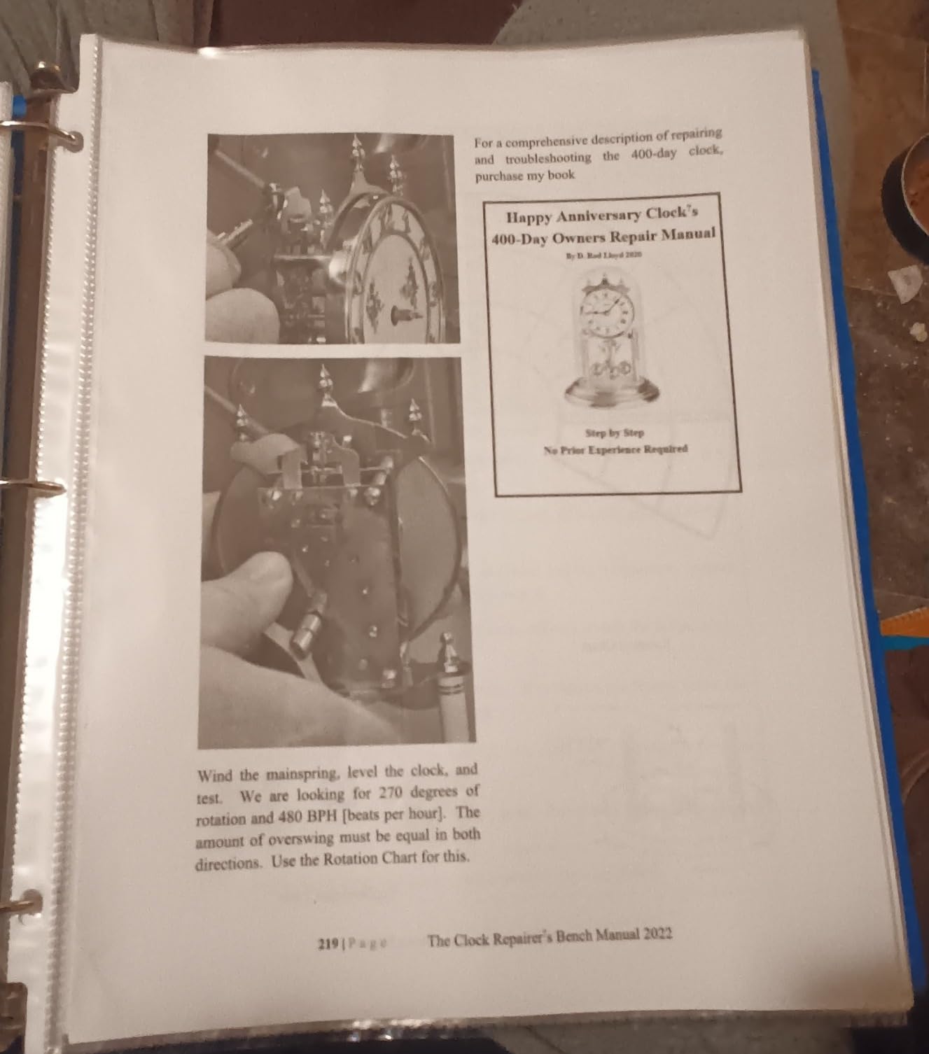The Clock Repairer?s Bench Manual: Everything you need to know When ...