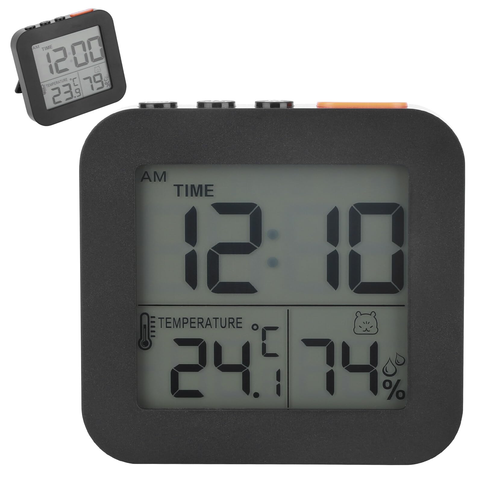 Kinberry Digital Shower Clock with Large LED Clear Display,Bathroom ...