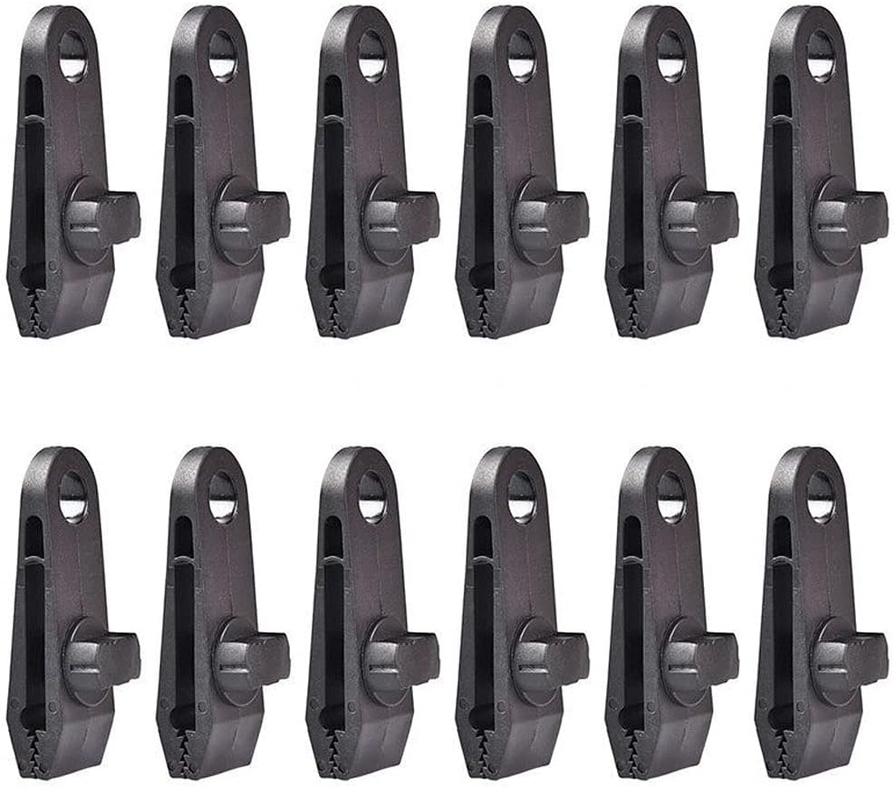 Tarp Clips, Tent Clip,Heavy Duty Thumb Screw, Tarp Clamps Lock Grip ...