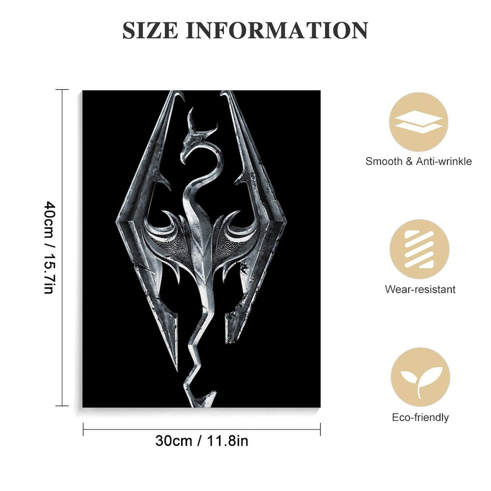 Dibujo Del Logotipo De Skyrim