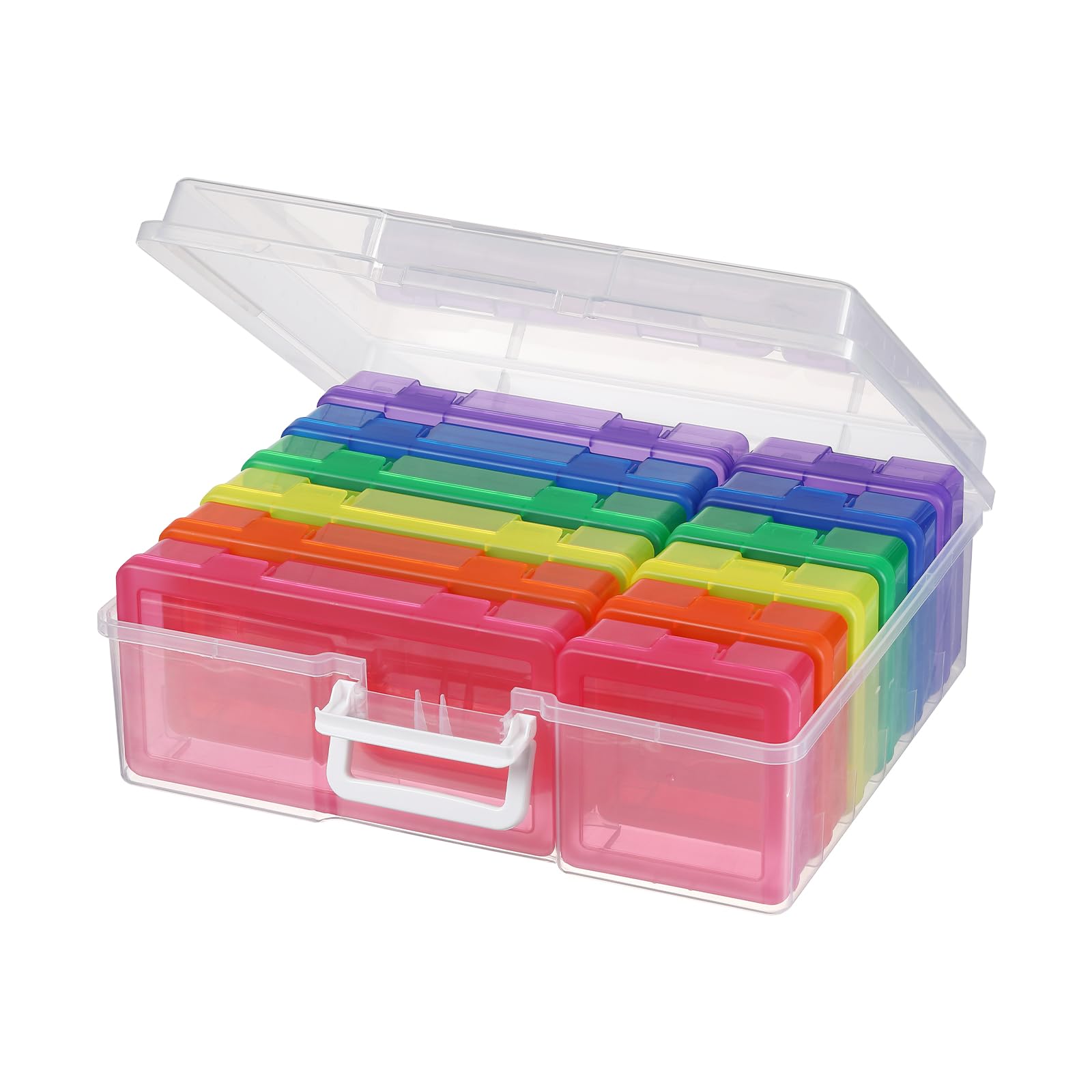 Snapklik.com : Novelinks Stackable Plastic Clear Storage Box Containers