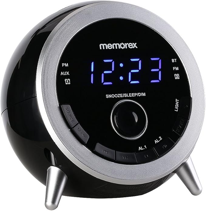 Amazon.com: Memorex MC3533 Digital Alarm Clock Radio with FM Radio, 7 ...