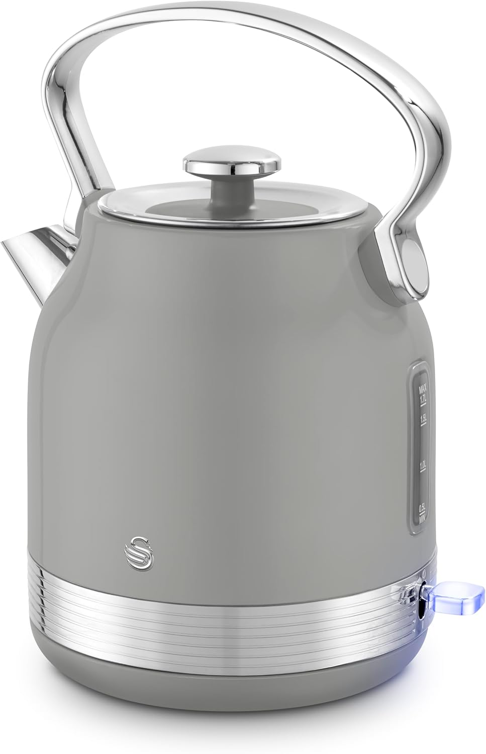Swan SK14631GRY Retro Traditional Kettle, Rapid Boil, Removable ...