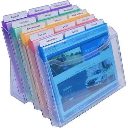 Amazon.com : Ultimate Office 8 Section High Capacity Black Wire Mesh ...