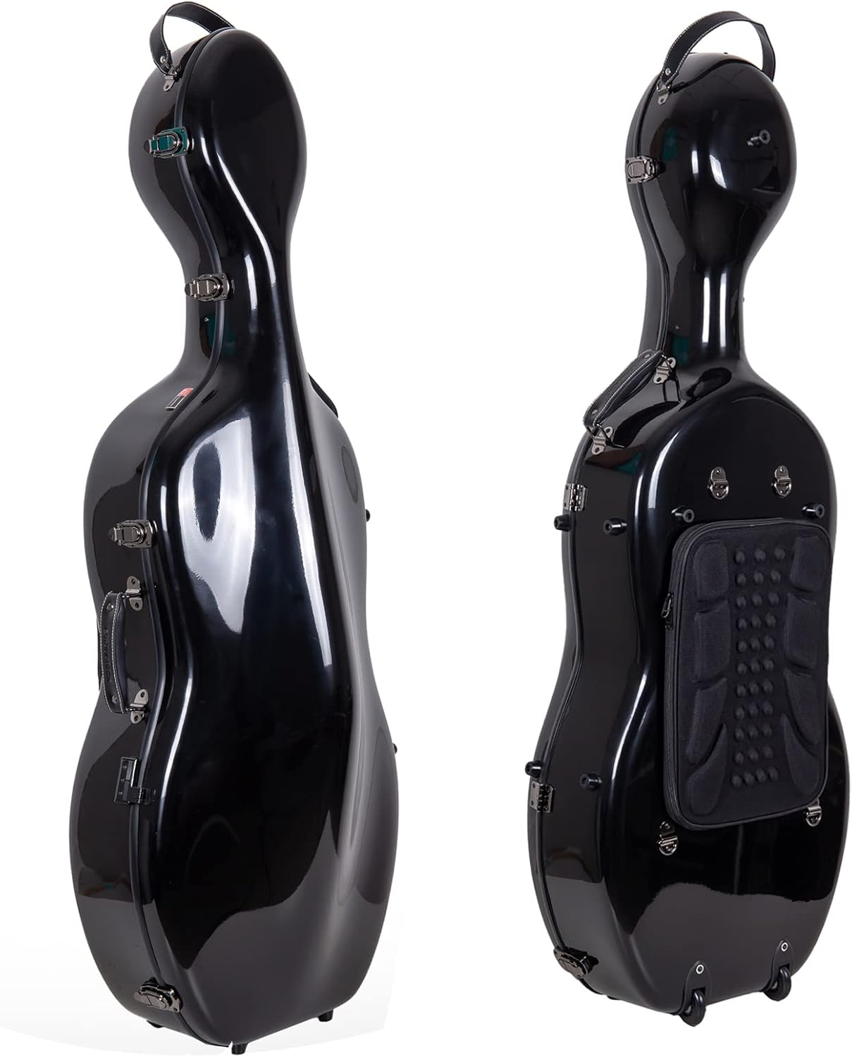 Amazon.com: Crossrock Fiberglass Cello Case with Wheels - Fits 4/4 Full ...