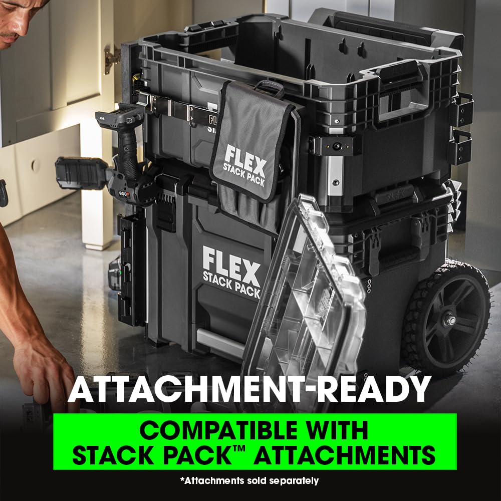 Snapklik.com : FLEX STACK PACK Storage System Crate