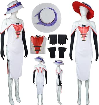 Amazon.com: DPHKAM Lucifer Cosplay Costume Outfit Lucifer Hat Uniform ...