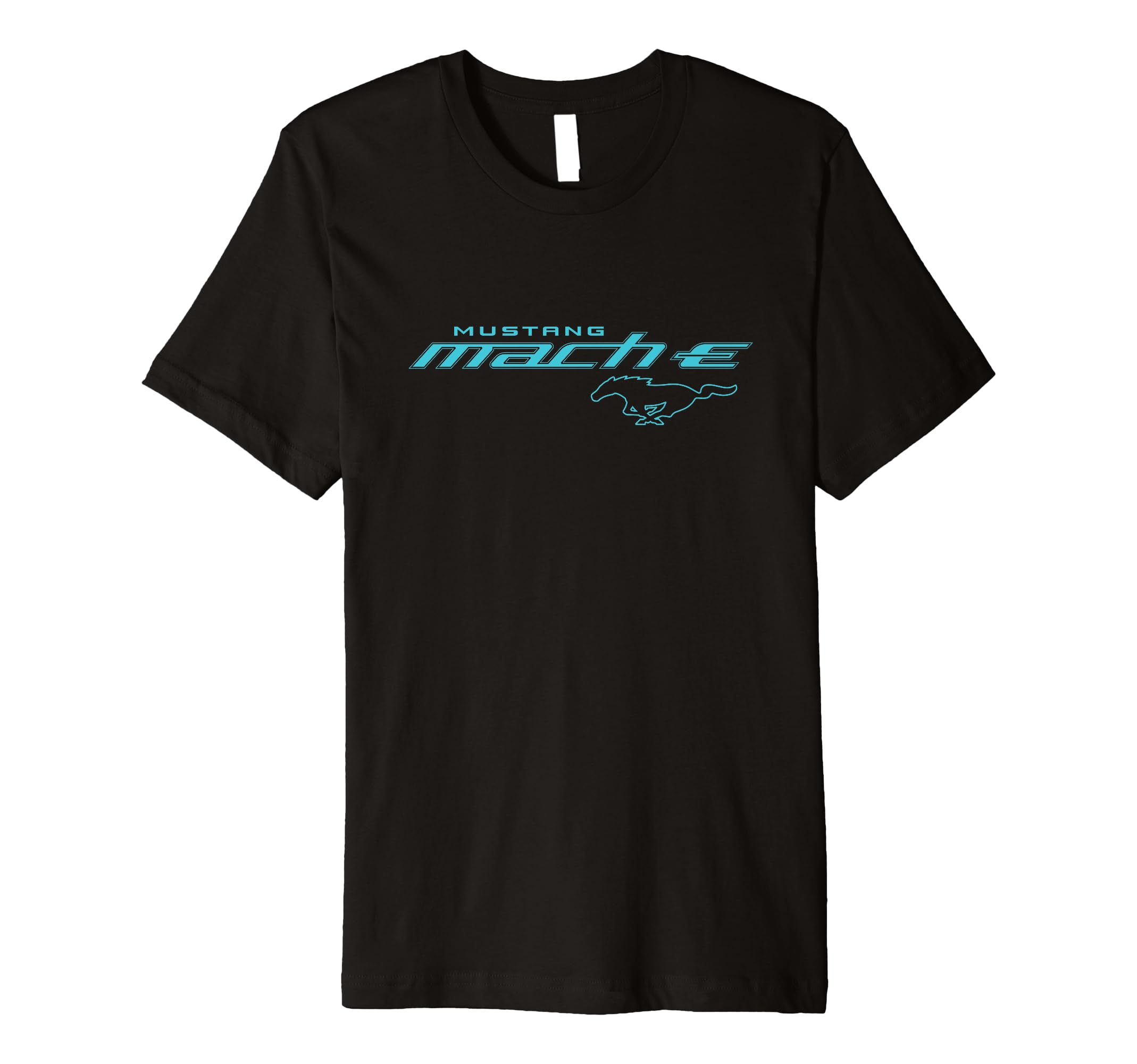 Amazon.com: Ford Mustang Mach-E Blue Logo Premium T-Shirt : Clothing ...