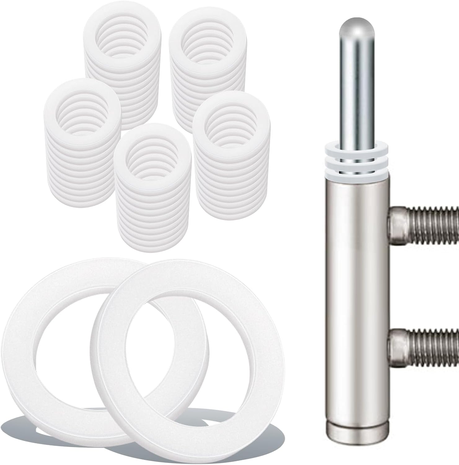 50 Pcs Rondelles Pour Gonds de Porte Cache Paumelles Entretoise ...