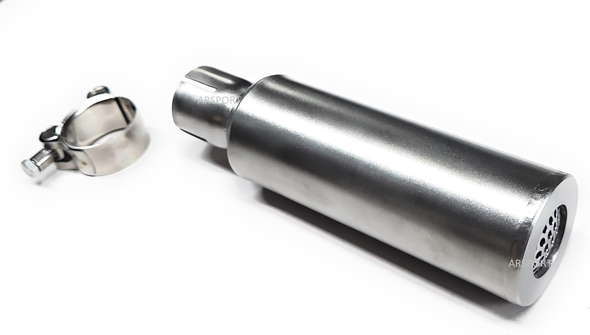 Amazon.com: Cylemoto Muffler Exhaust 1.25inch Aluminum Motorcycle ...