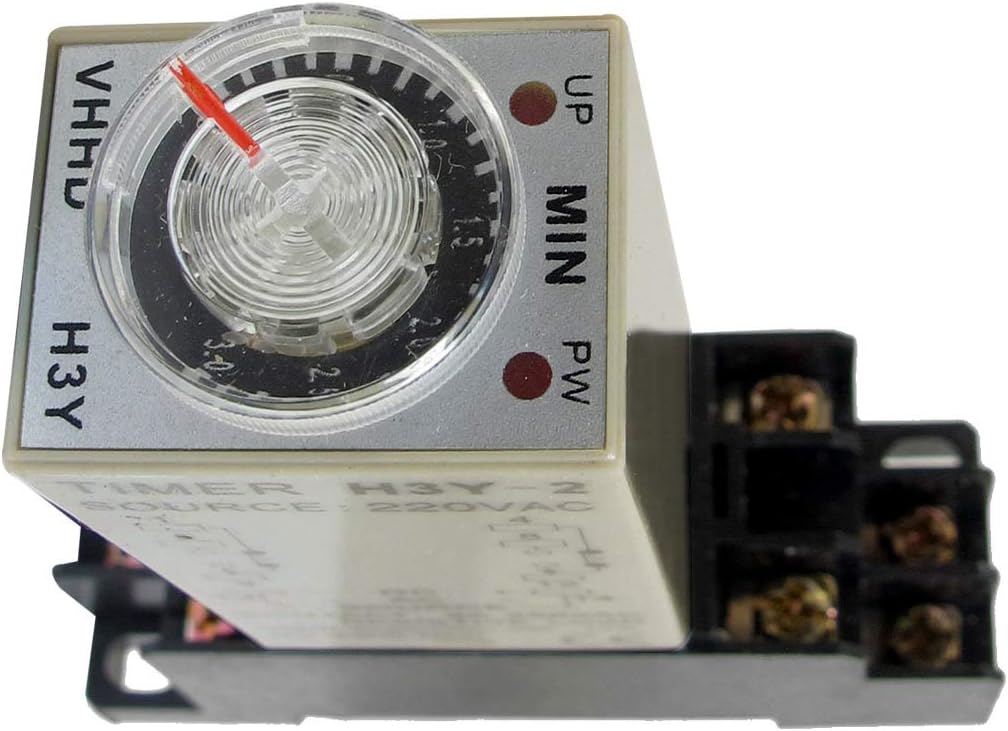 Amazon.com: GEEKAA AC 220V Electrical 3Min 0-3 Minute Delay Timer Time ...