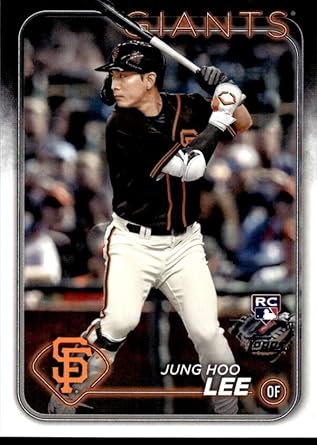 Amazon.com: 2024 Topps #691 Jung Hoo Lee RC Rookie San Francisco Giants Series 2 MLB Baseball ...