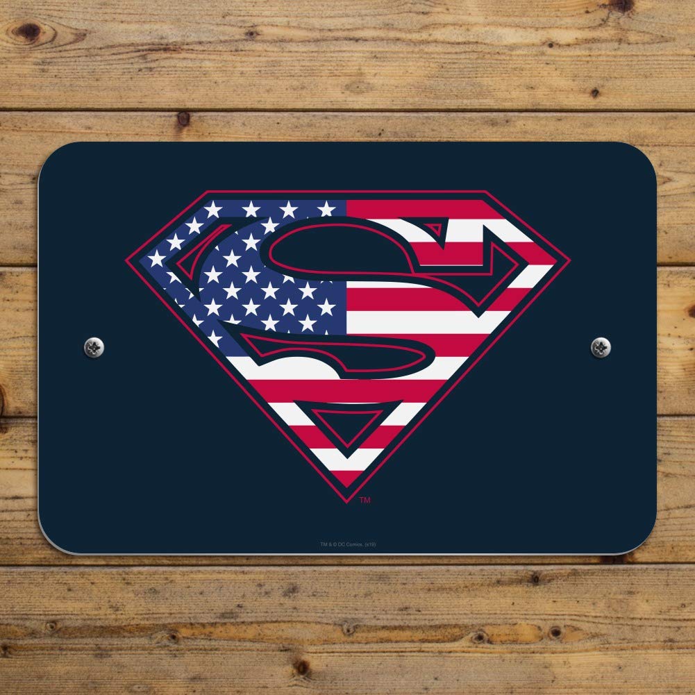 Us Flag Superman Logo Wallpaper