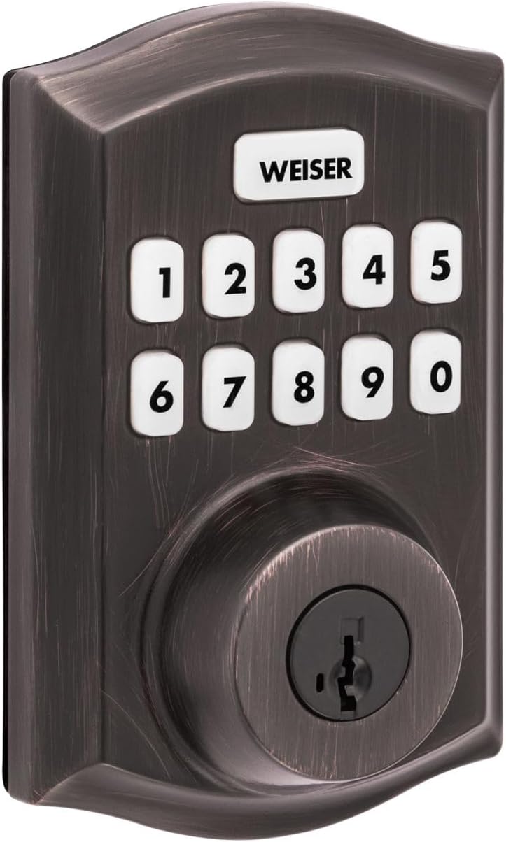 Weiser HomeConnect 620 Traditional Deadboltwith Z-Wave Technology ...