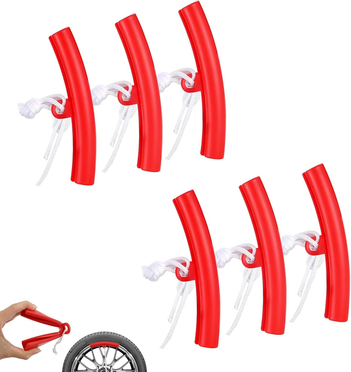 HBYMYDA 6 Pcs Tire Removal Machine Protective Car Wheel Rim Protector ...