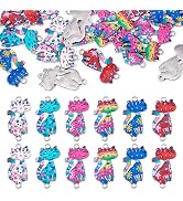 Amazon.com: Craftdady 40Pcs Cat Open Back Bezel Pendants 27x25mm Cute ...