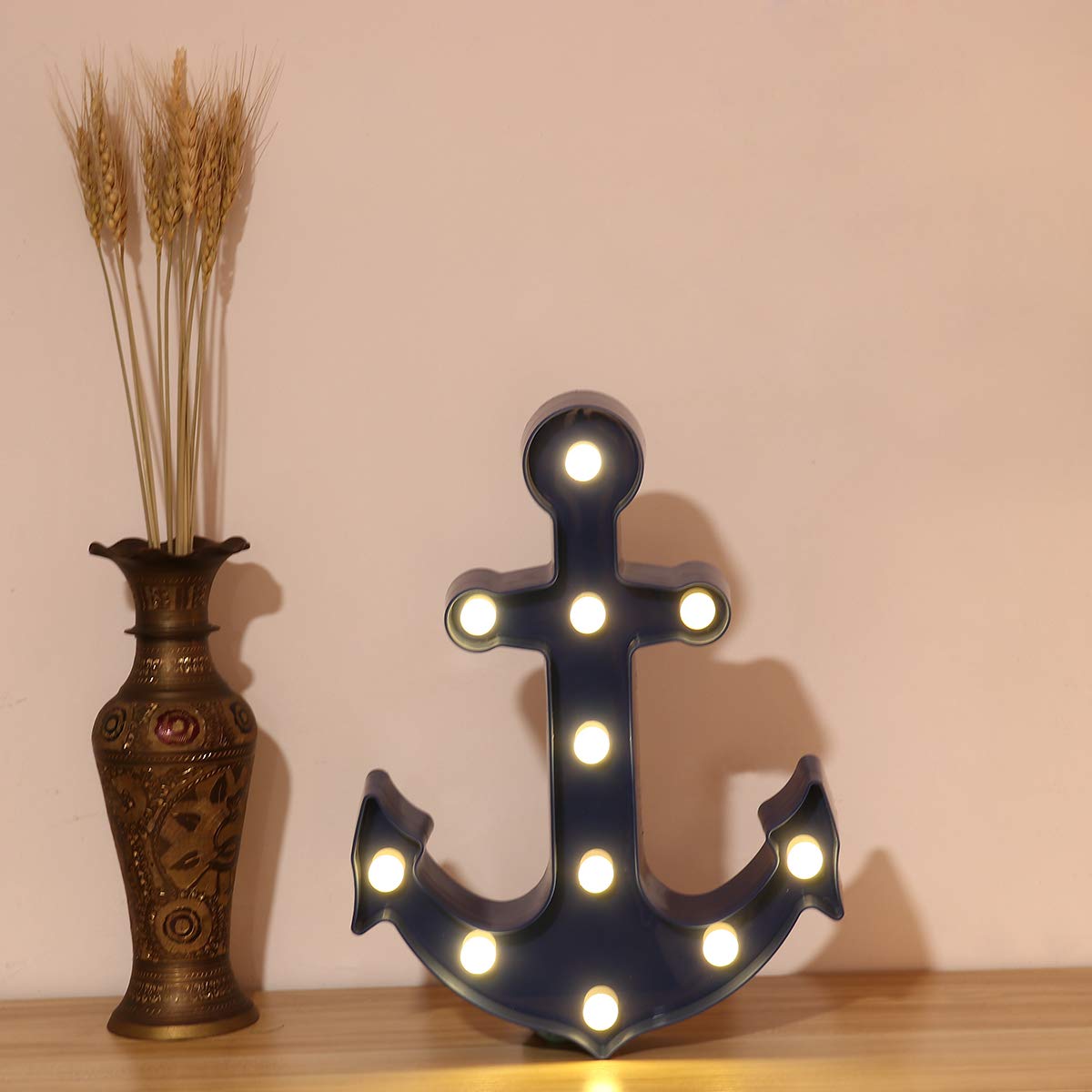 Battery Operated Anchor Candle Holders Festive Battery Operated Wax