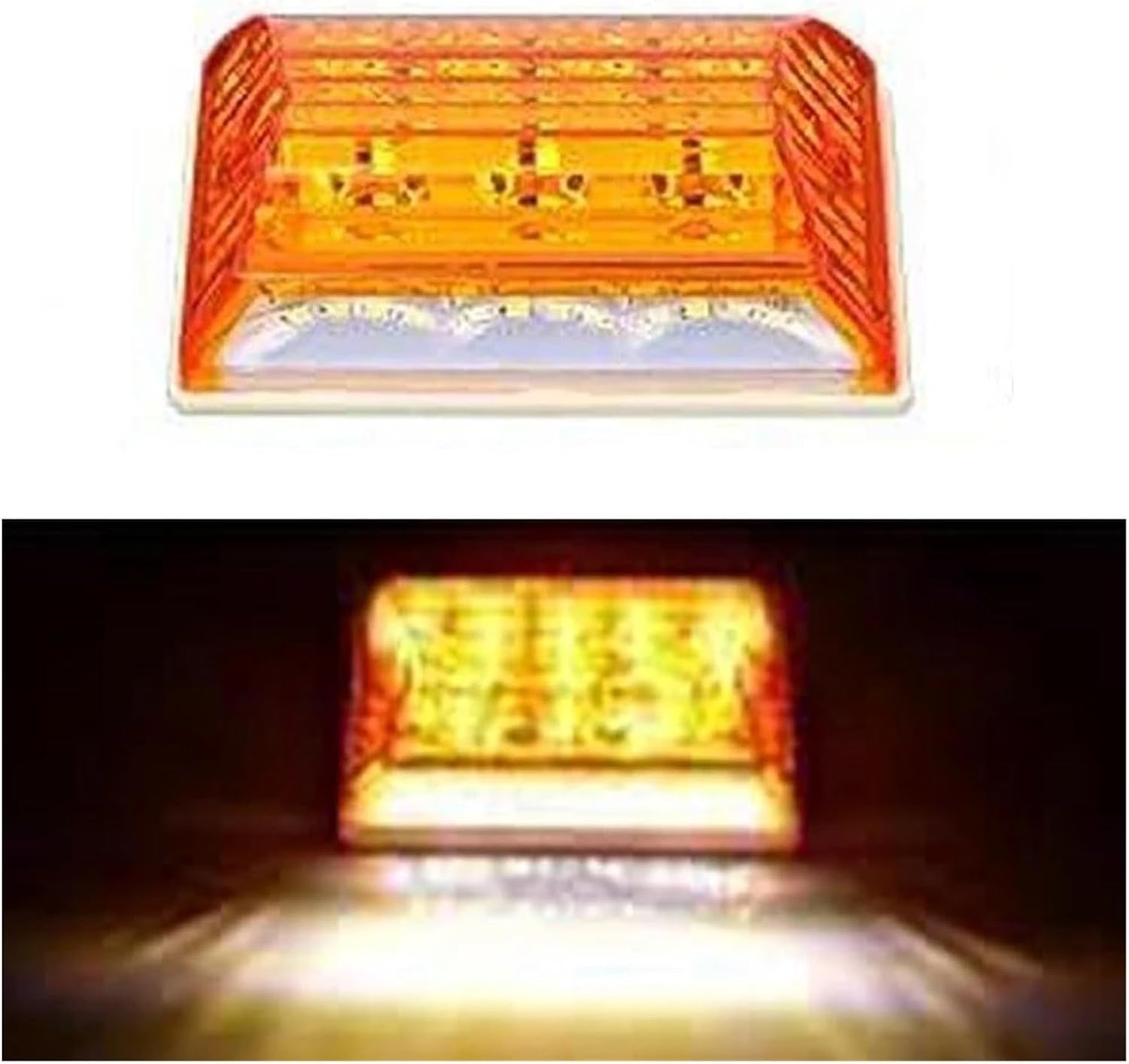 Wing Mirror Indicator 24V Amber LED Side Marker Light Turn Signal Lamp ...