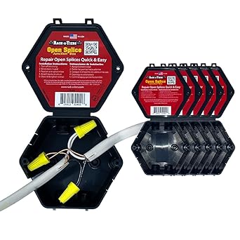 Rack-A-Tiers Open Splice Junction Box (5 Pack) (UL Listed), One-Piece ...