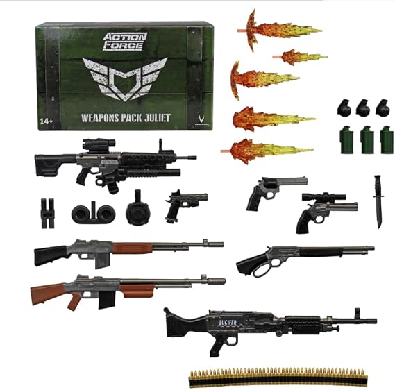Amazon.com: Action Force Valaverse Series 5.1 Weapons Pack Juliet ...