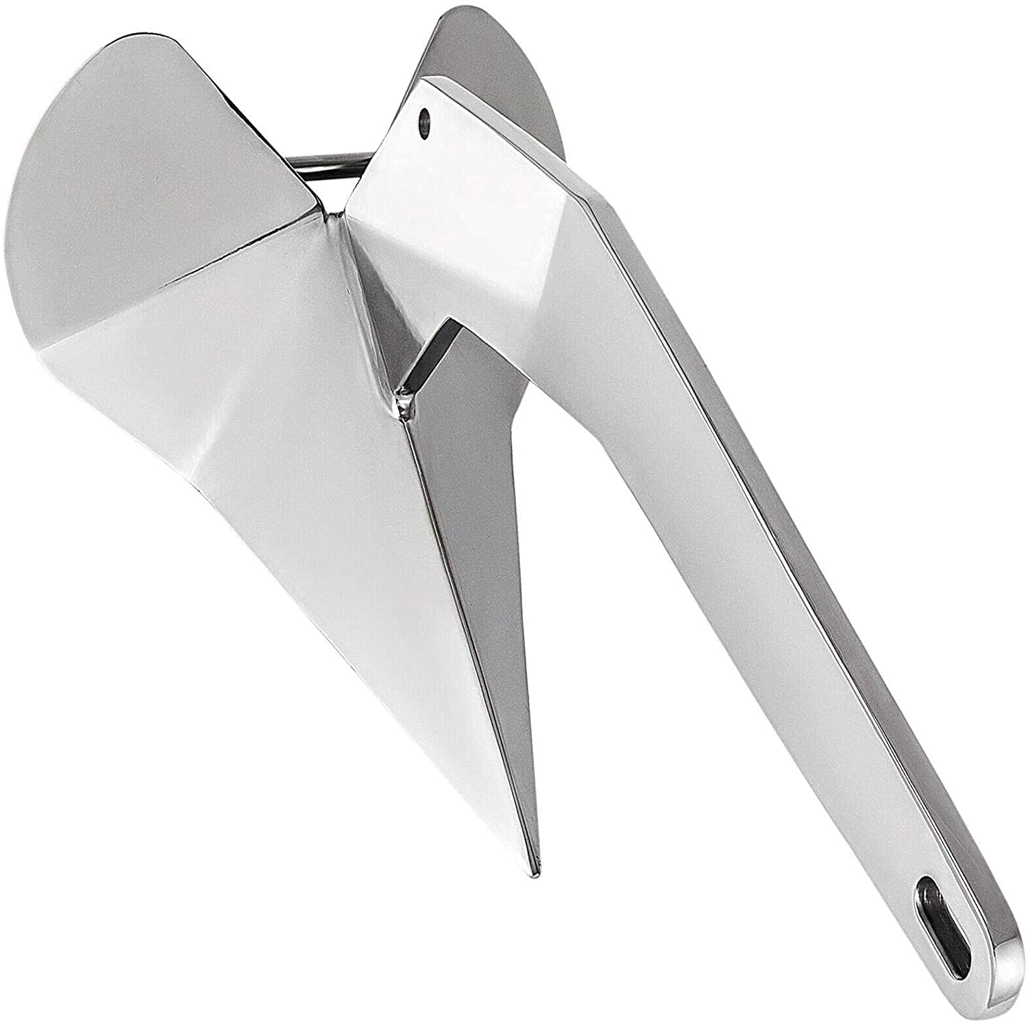 Snapklik.com : 35 Lbs Stainless Steel Delta/Wing Style Boat Anchor ...