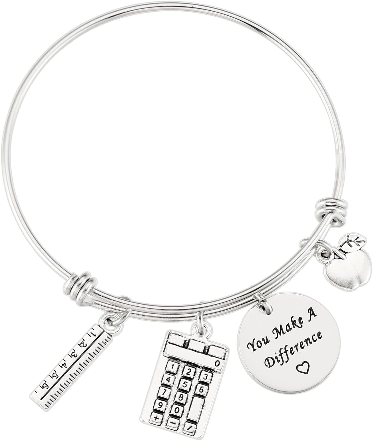 Amazon.com: Jewelry For Teachers Women Bracelet Best Math Lovers ...