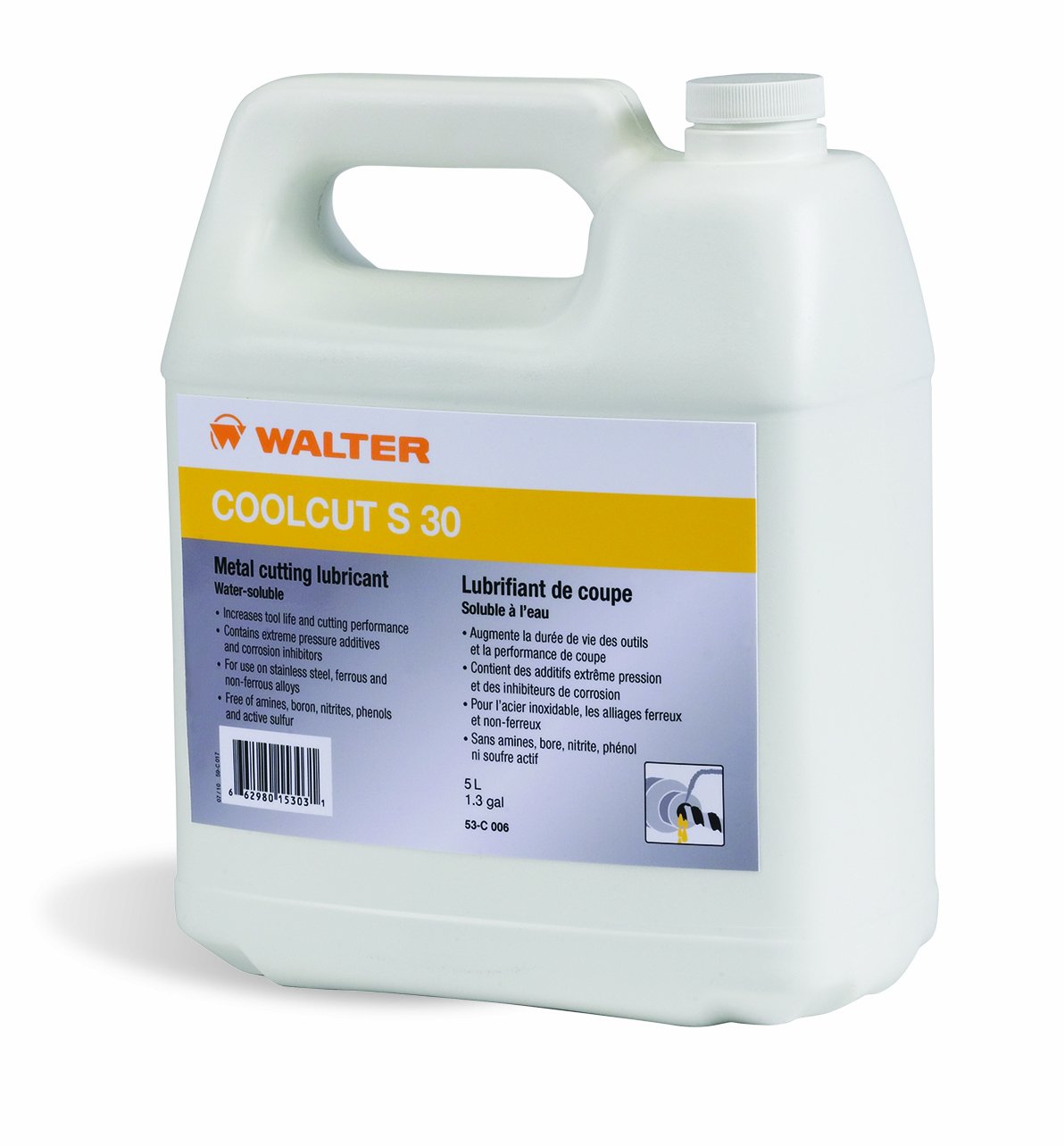 Walter 53C006 Coolcut S-30 Soluble Cutting Lubricant – Cutting Liquid ...