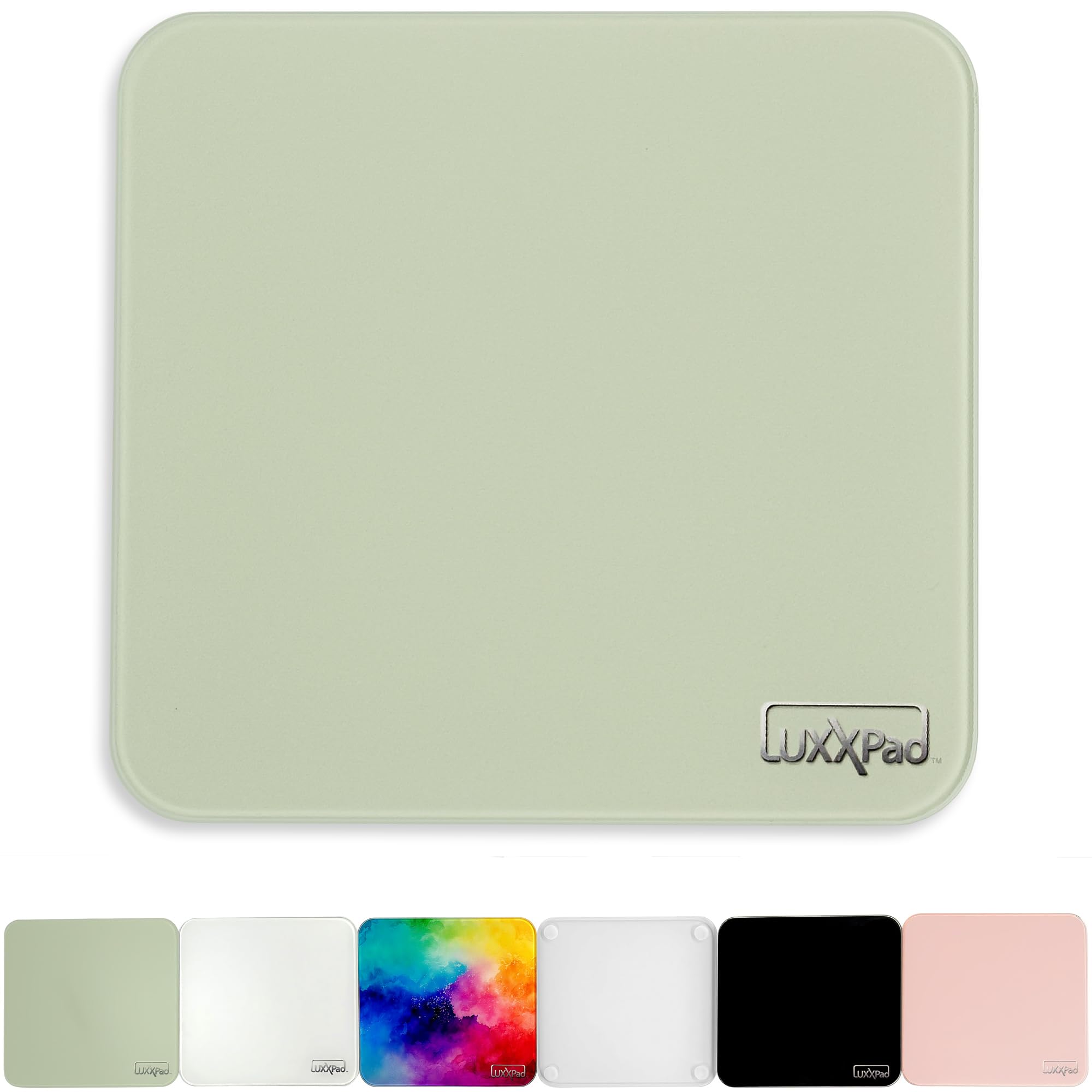 Amazon.com: Glassboard Studio LuxxPad Glass Mouse Pad - Mouse Pad ...