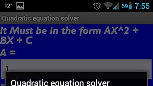 Quadratic Equation Solver - App on Amazon Appstore